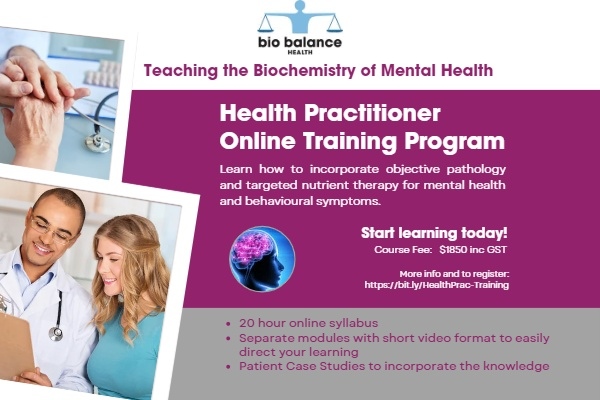 Bio Balance Health - Teaching the Biochemistry of Mental Health